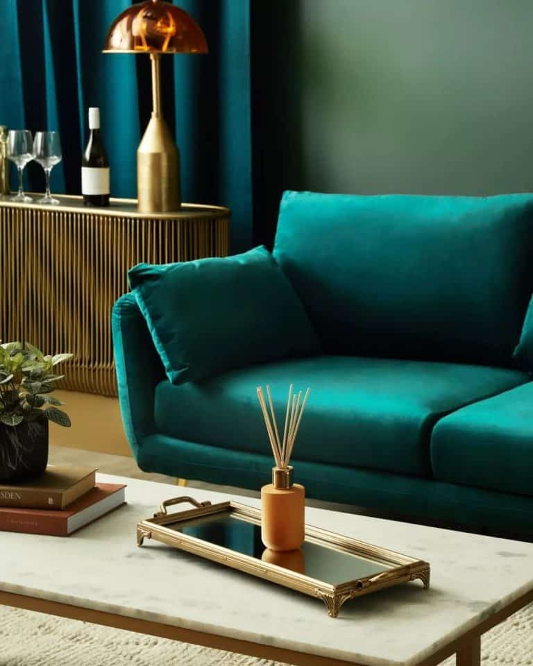 The Allure of Teal Velvet Sofa: A Timeless Addition to Any Room ...