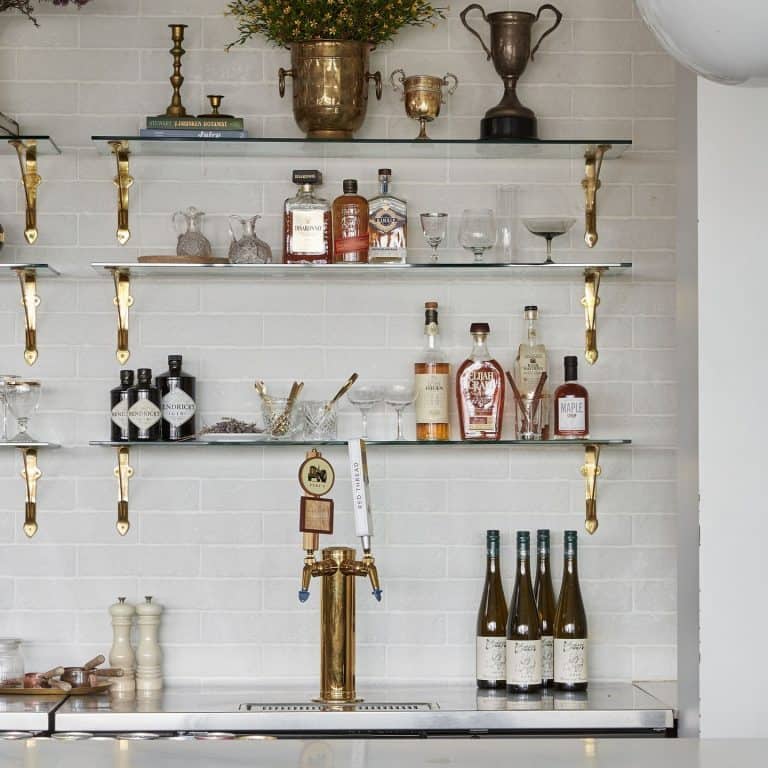 Elevate Your Home Bar With Glass Shelves (20 Ideas) – Inspirations at ...