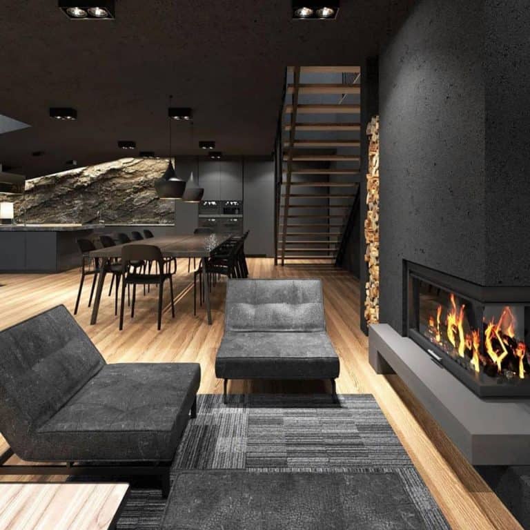 19 Off-Center Fireplace Ideas: Enhancing Your Living Space with Modern ...