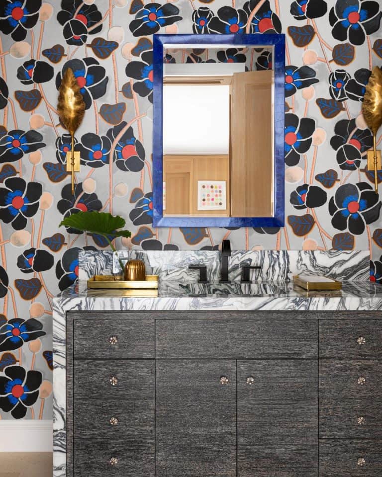 22 Stunning Powder Room Vanity Designs: Enhancing Elegance and Luxury ...